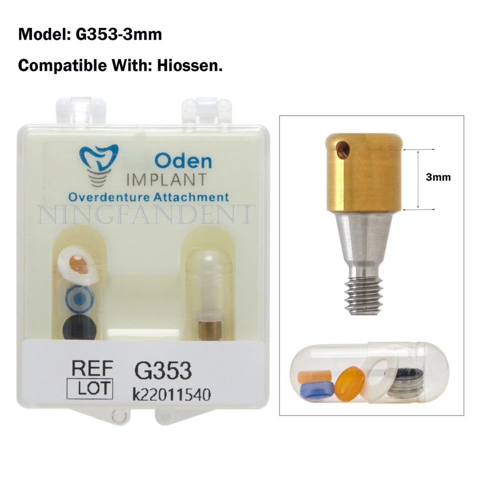 Hiossen Osstem Dental Locat0r System Overdenture Insert Cap Implant ...