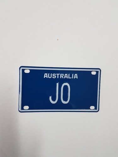JO Novelty Mini Number Plate | eBay