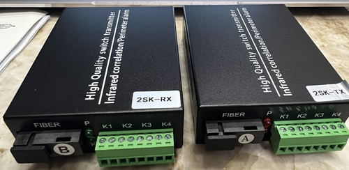 Contact Closure Extender, 2CH BIDI Fiber Optic Transmitter & Receiver ...