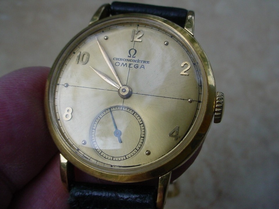 Vintage 1944 Omega 18K Gold, Cal. 30T2 Chronometer. RARE | eBay