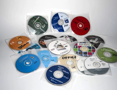 Lot of 40+discs older Mac/PC Software, Utilities, Training and Games | eBay