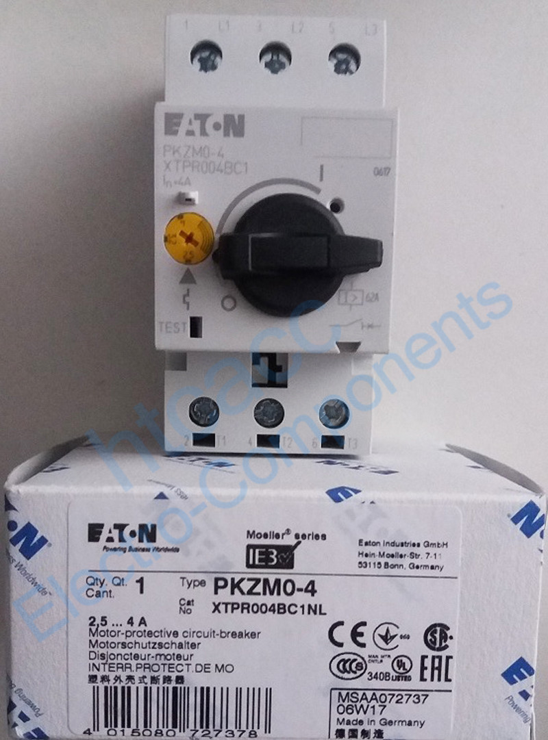 EATON PKZM0-1.6 2.5 4 6.3 10 12 16 25 32 PKZMO Motor Protective Circuit ...