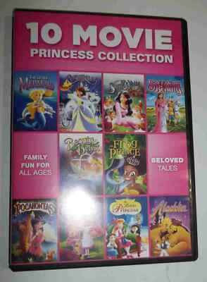 10 Movie Princess Collection 2 (DVD, 2014, 2-Disc Set) | eBay