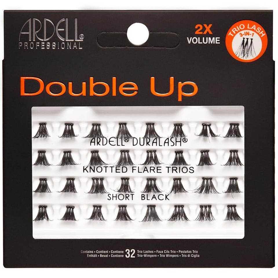 Any 10 Packs of ARDELL Double Trios Lash Individual Flare Lashes ...