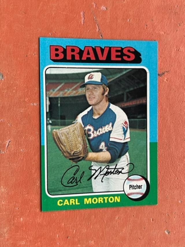 1975 Topps Carl Morton #237 Atlanta Braves NR/MINT SHIPS FREE IN NEW ...