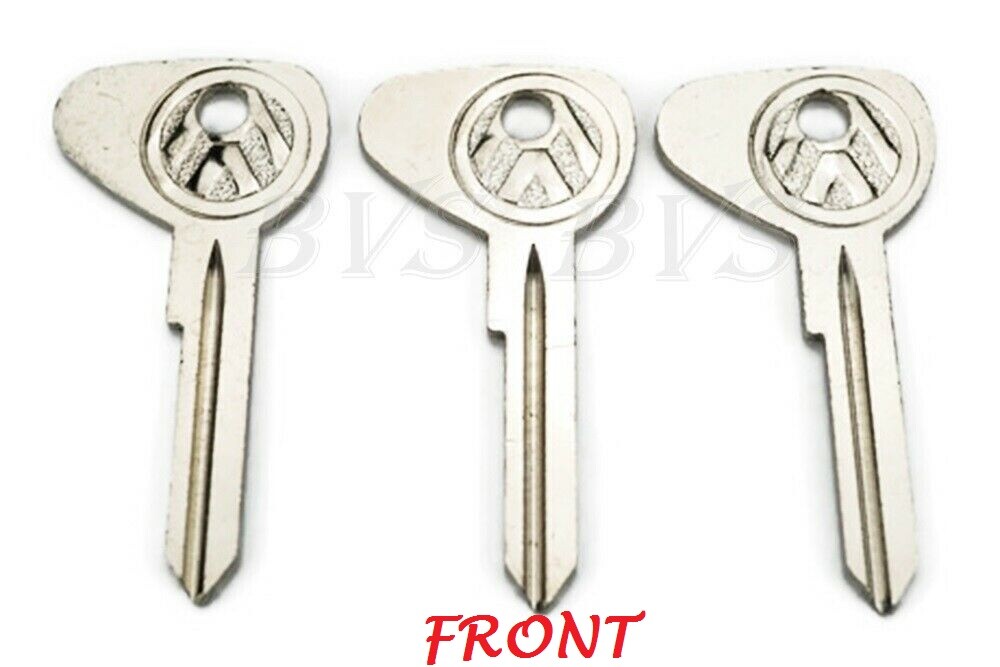 3x VW BLANK KEYS For VOLKSWAGEN BEETLE & KARMANN GHIA 1966 -1970 ...