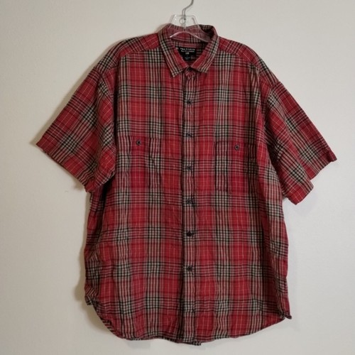 Polo Jeans Co. By Ralph Lauren Men's Size L Button Down Red Plaid Polo ...