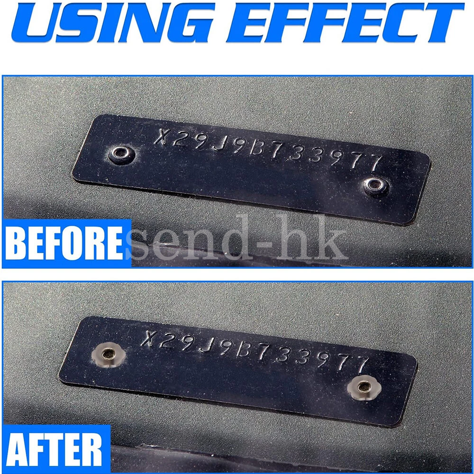 12X Nos Dash Rivets Stainless Steel for GM Ford Chrysler AMC VIN Door ...