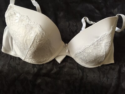 THE LINGERIE Bra size it 5c us 38c eu 85c padded underwired white | eBay