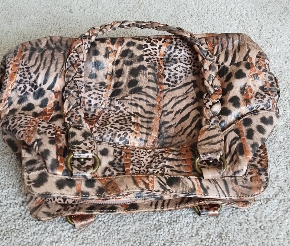 The Find Shoulder Leather Bag. Multi Color. Used In Excellent Condition ...