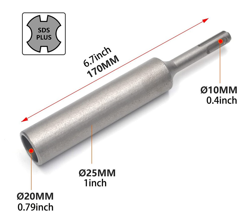 Professional Schlagkopf für Tiefenerder bis Ø 20mm - SDS Plus - SDS Max ...