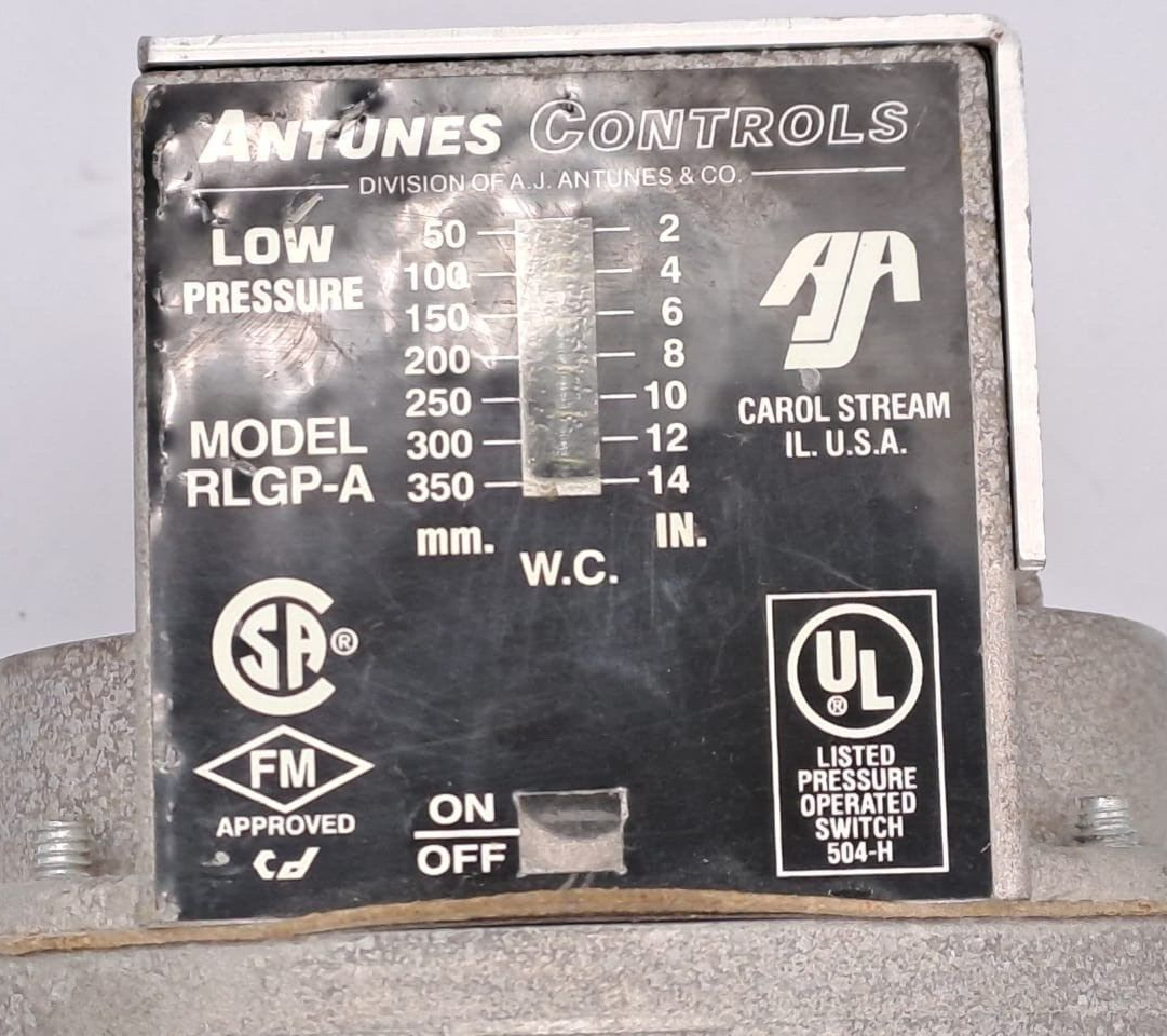 Antunes Controls low pressure RLGP-A Gas Pressure | eBay