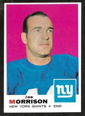 1969 Topps #175 JOE MORRISON New York Giants EXMT+ to NM 02 | eBay