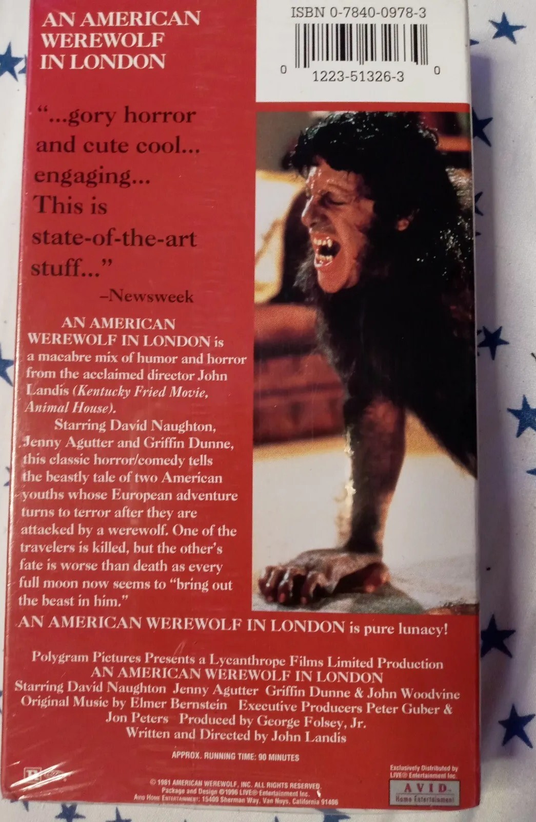 American Werewolf in London (VHS, 1997)factory sealed . Cult classic ...