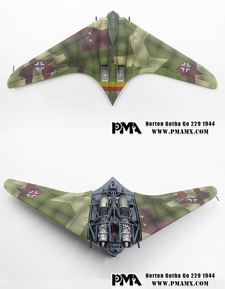 1/72 German Horton 229 Ho229 Fighter Bomber Model P0502 Finished ...