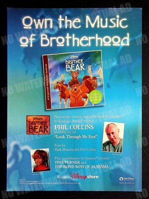Brother Bear Soundtrack Disney 2003 Print Magazine Ad Poster ADVERT ...