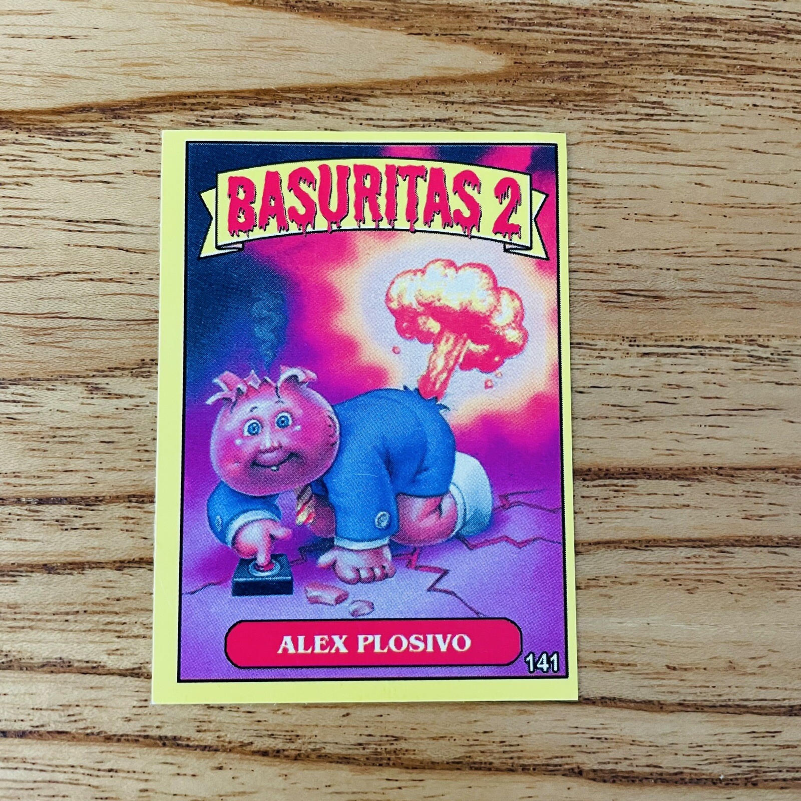 Alex Plosivo Adam Bomb Basuritas 2 GPK Argentina Rare Mint | eBay