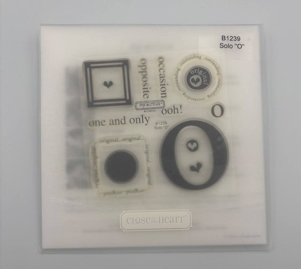 Close To My Heart Stamps ~You Chose. CTMH My Acrylix Stamps | eBay