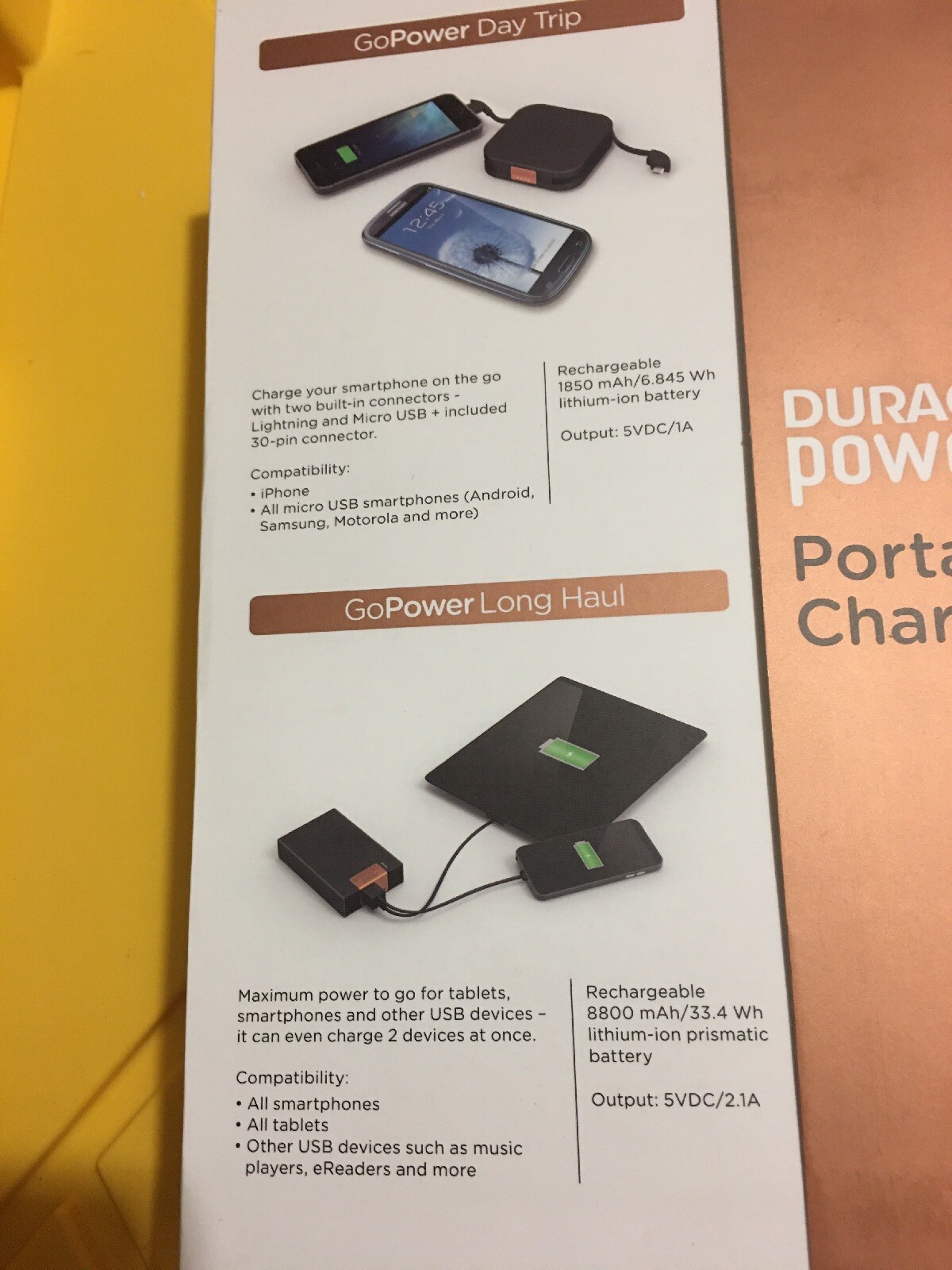 Duracell PowerMat Portable Charger Set Plus Free Powermat ( For 2 ...