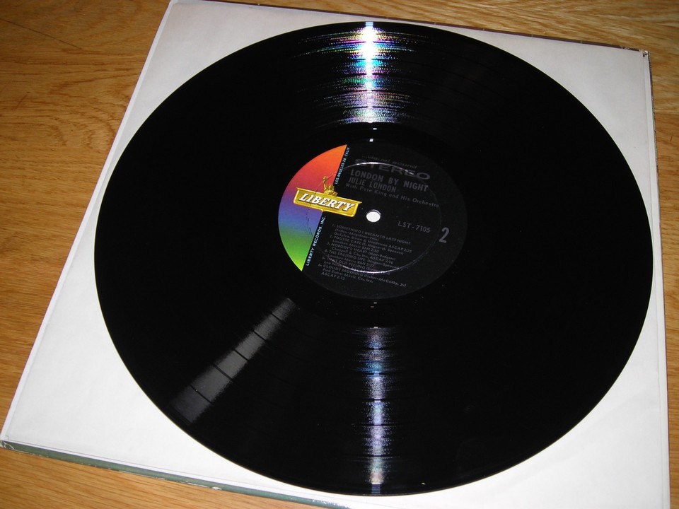Very Clean Early Press Julie London.. London By Night Lp Record ...