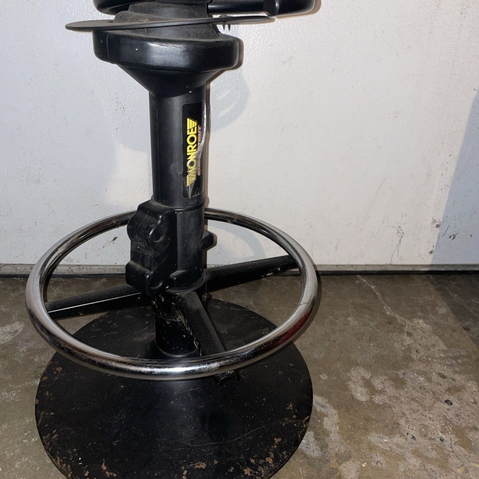 Monroe Quick-Strut counter stool with back rest | eBay