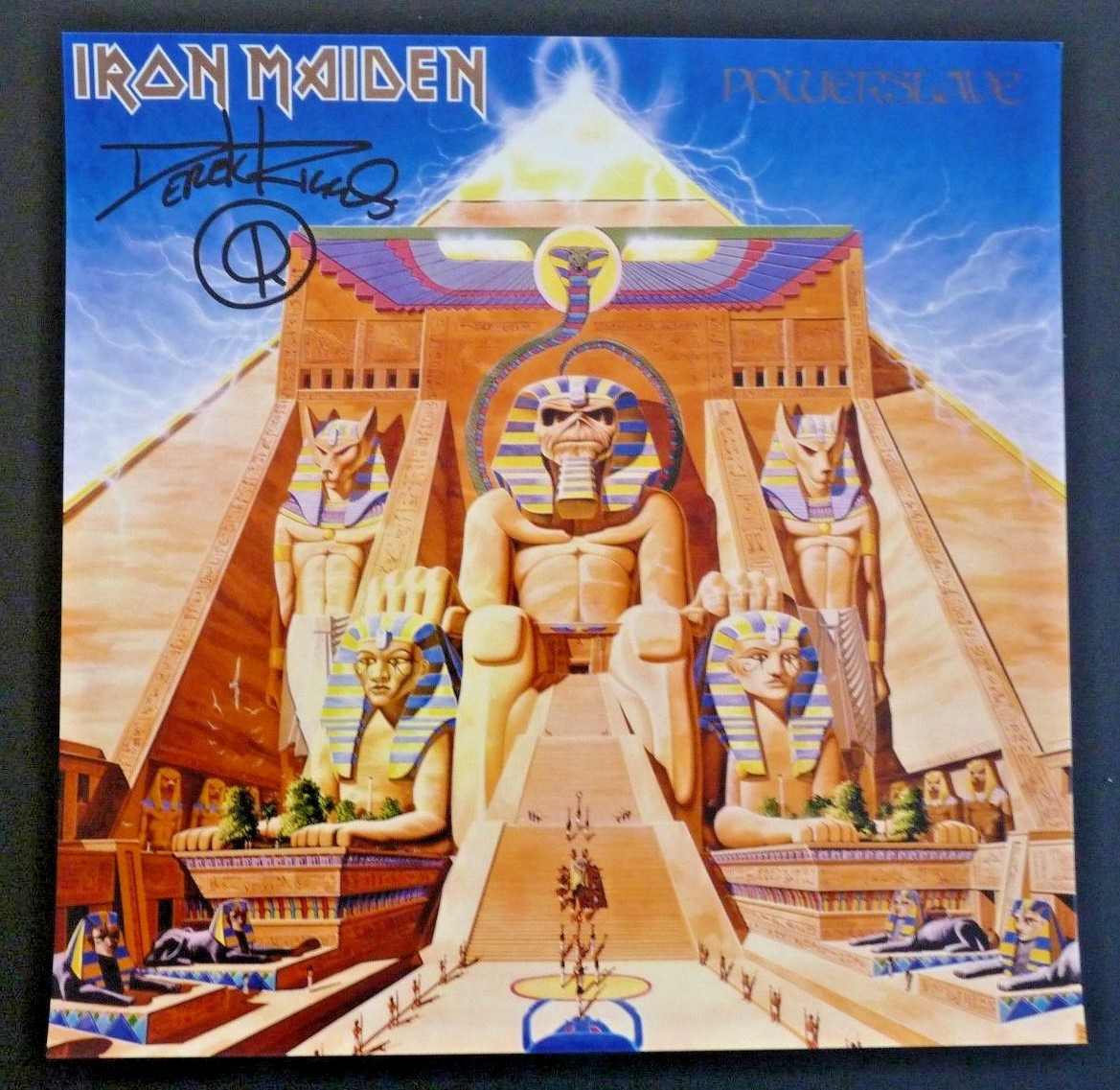 Derek Riggs Iron Maiden EDDIE Artist Signed Autograph 12x12 Photo ...