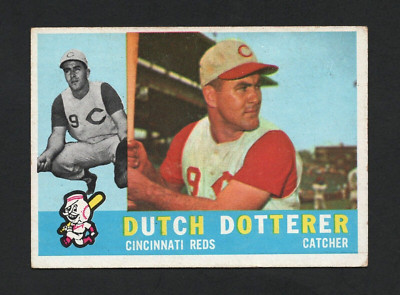 1960 Topps Baseball Card #21 Dutch Dotterer – Cincinnati Reds | eBay