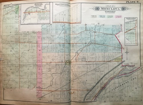 1924 MONCLOVA TOWNSHIP LUCAS COUNTY OHIO SWANTON TWP TO MAUMEE CITY ...