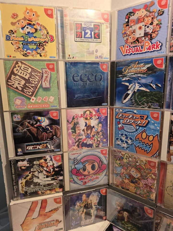 60 Game Bundle Sega Dreamcast Lot Imports + Code Breaker To Play On US ...
