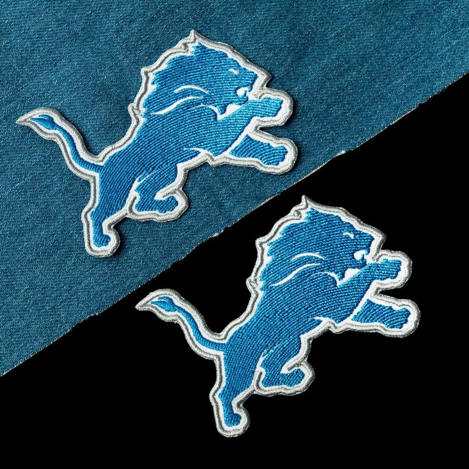 Detroit Lions Patch, American Football Team Logo, Sports Fan ...