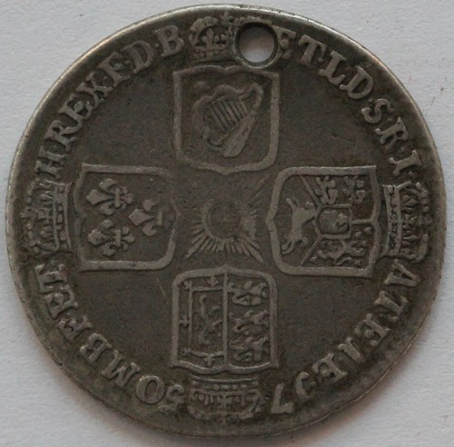 ROYAUME UNI 1 SHILLING 1750 GEORGE II ARGENT | eBay