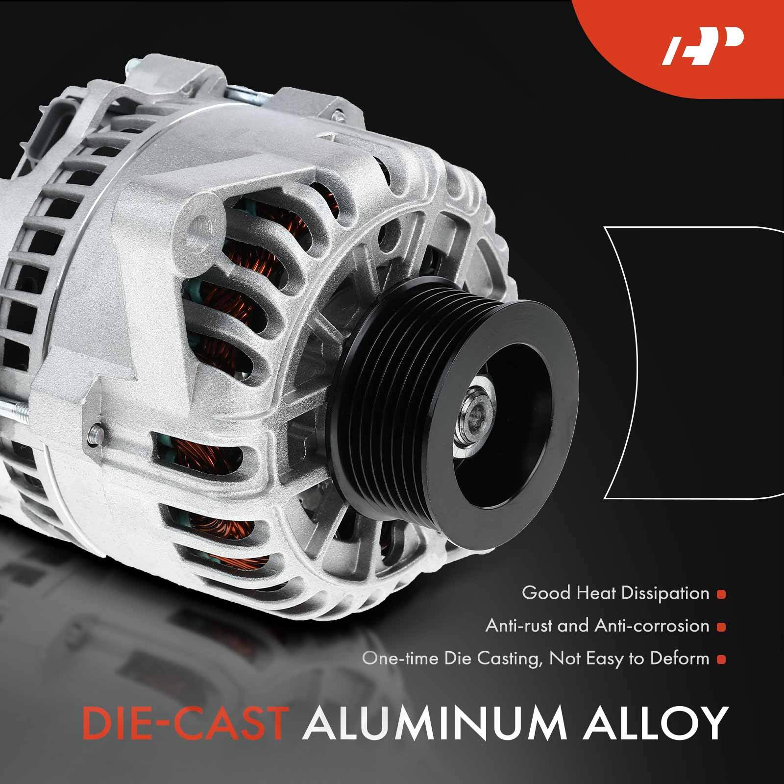 A-Premium Alternator for Ford Mustang 2003 2004 V8 4.6L 110A CW 8 ...