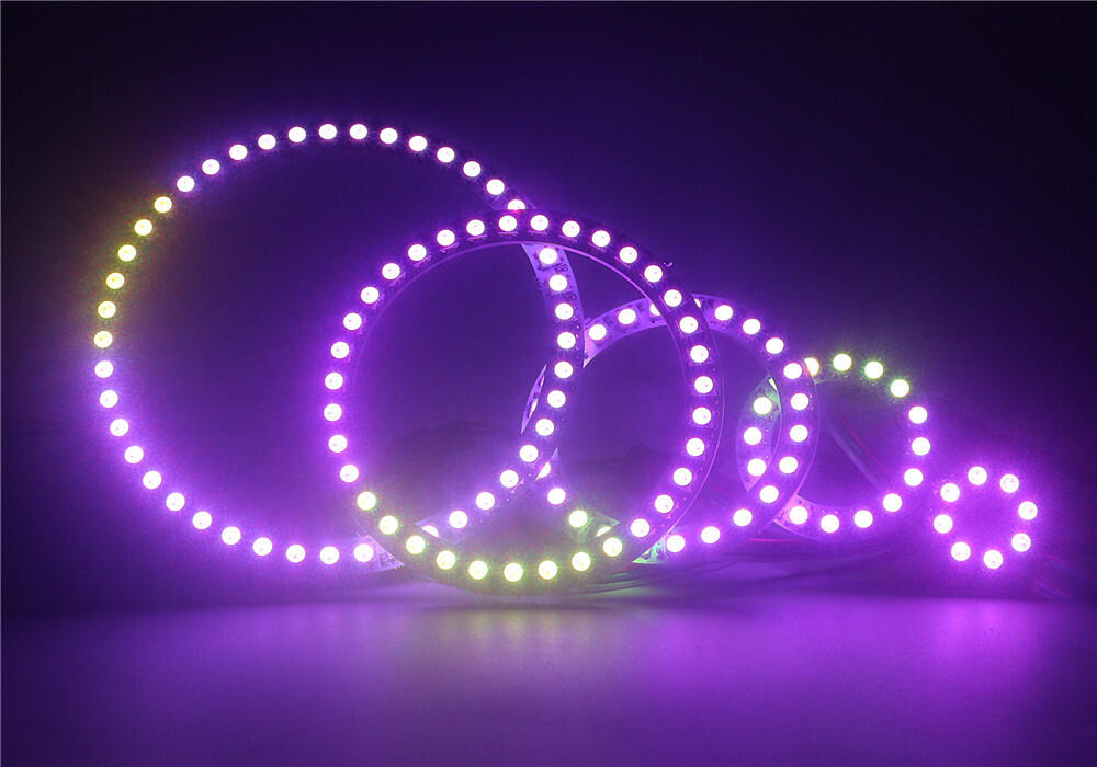 5V LED Pixel Ring Light WS2812B 5050 RGB Panel Module Individually ...