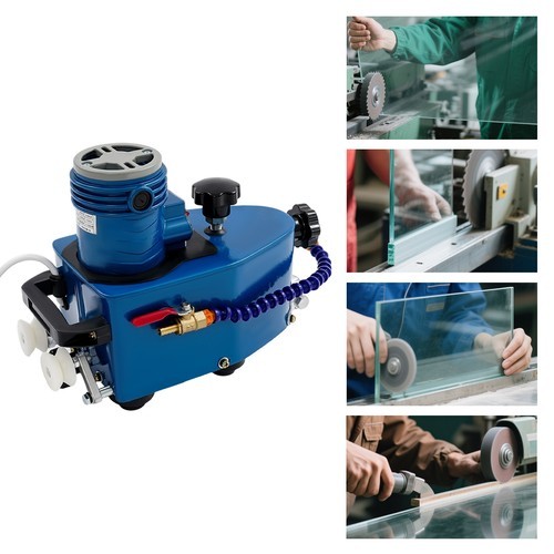 Glass Edge Grinding Machine For Glass Beveling & Polishing Machine 3 ...
