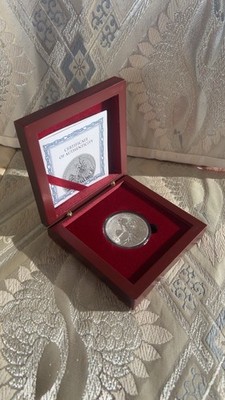 1 Piece Silver Bullion Wooden Coin Collection Case Perfect for 1oz ...