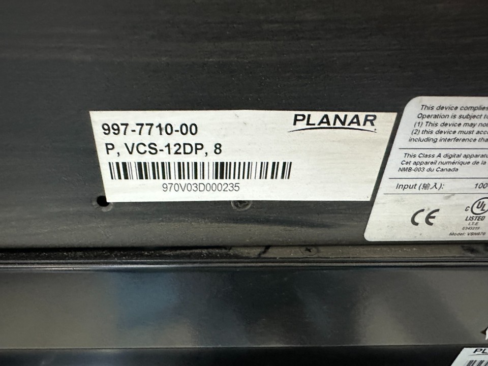 Planar Clarity Matrix G2 LCD Video Wall Display w/VCS, Controllers and ...