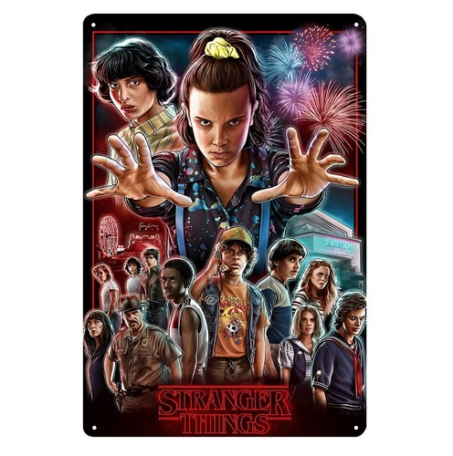 Stranger Things Movie Metal Poster Collectable Tin Sign - 20x30cm | eBay