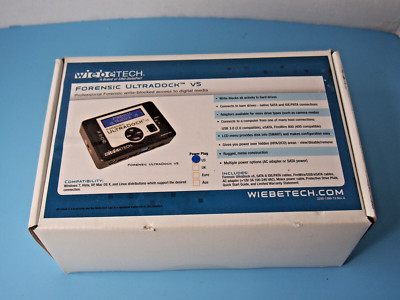WiebeTech UltraDock v5 Write Blocker Kit (Forensic Computers) - Used | eBay