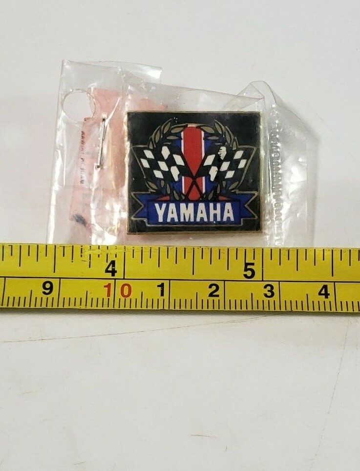 YAMAHA Vintage Snowmobile Black Race Lapel Pin | eBay