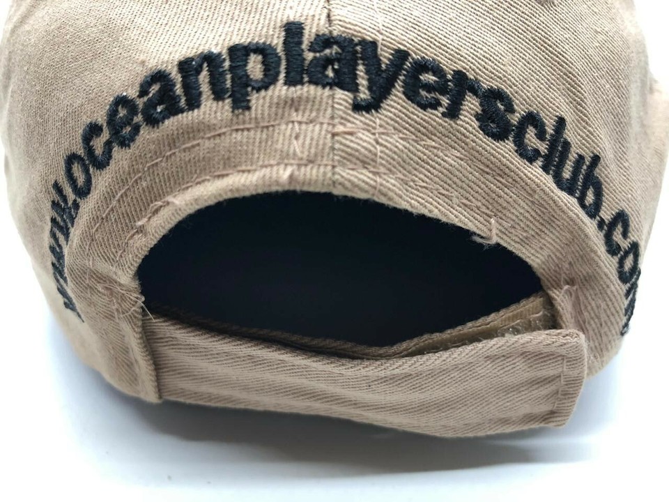 Carnival Cruise Line Players Club Cap Hat Adult Adjustable Beige Cotton ...