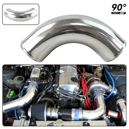 89mm 3.5" inch 90 Degree Elbow Aluminum Turbo Intercooler Pipe Piping ...