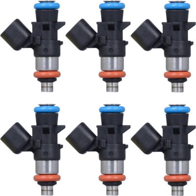 1 Set of 6 Fuel Injectors For Chrysler Dodge Ram Jeep 3.6L 5184085AC ...