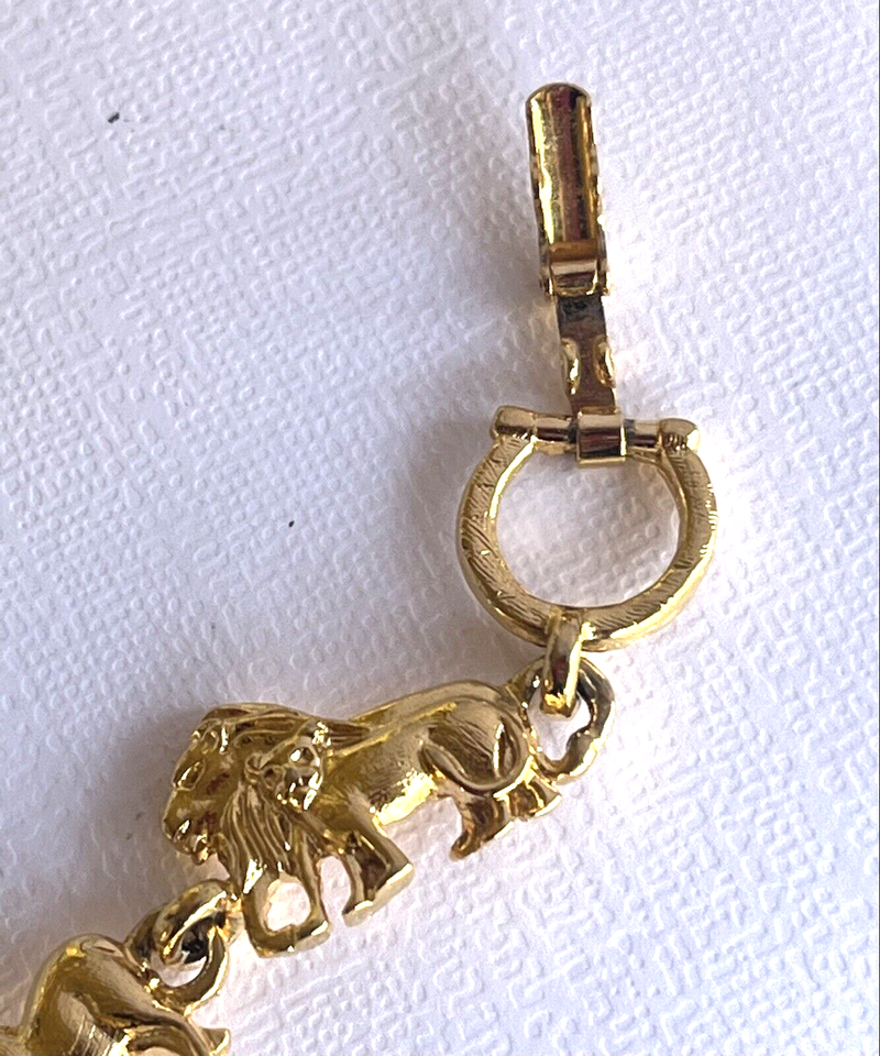 Premier Designs Gold Plated Noah's Ark Charm Bracelet Signed PD 7" | eBay