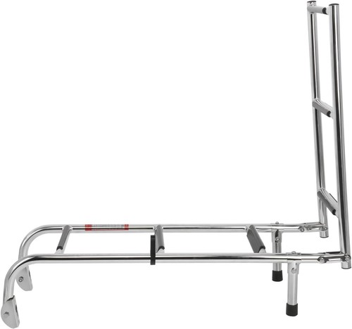 6 Step Foldable Ladder Stern Mount W Rubber Grips Stainless Steel ...