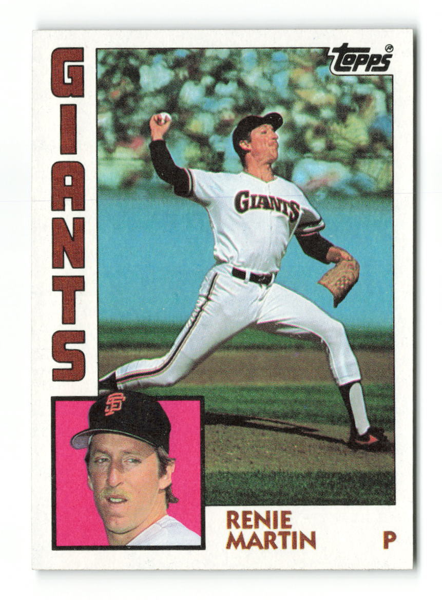 1984 Topps Renie Martin #603 San Francisco Giants Baseball Card | eBay