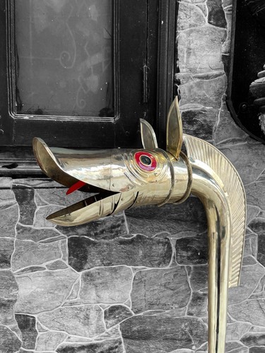 Carnyx Brass Instrument Fully Playable 18 Gauge Solid Brass Celtic ...