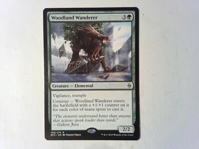 Woodland Wanderer Battle for Zendikar - Magic the Gathering MTG - Green ...