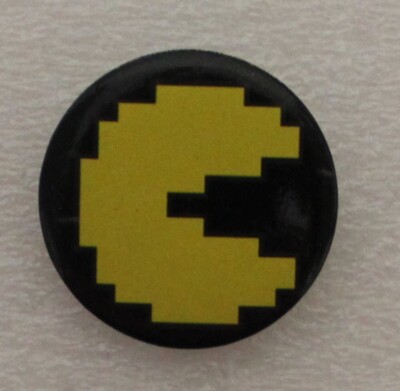 2006 PAC-MAN Badge 3 cm. (1.25") Diameter Namco Bandai Games Toru ...