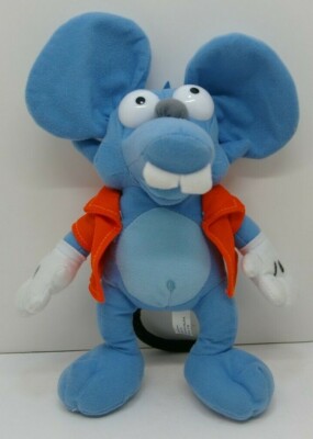The Simpsons 11" Plush Itchy Mouse Blue Stuffed Rat Animal Toy Doll | eBay