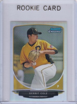 GERRIT COLE ROOKIE CARD 2013 Bowman Chrome Mini REFRACTOR RC Baseball ...